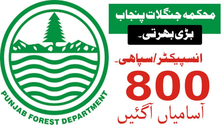 Forest Department Jobs in Punjab February 2026 Advertisement